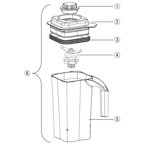 HBB255・HBH455用容器セット6126-455 5037140[国内調達品]の通販｜配管部品.com